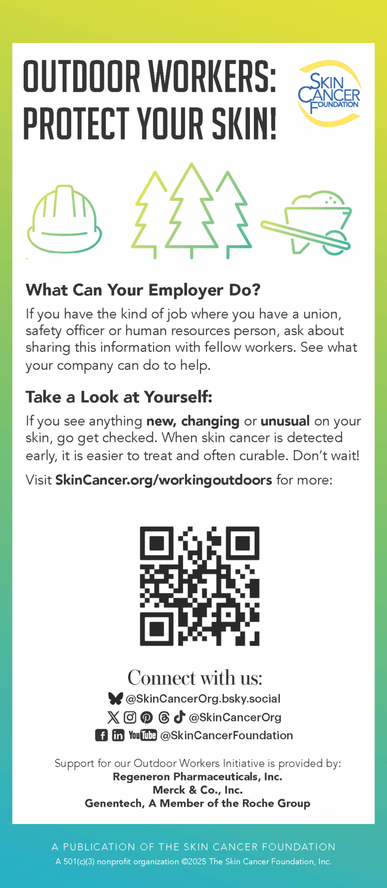 Outdoor Workers: Protect Your Skin! – The Skin Cancer Foundation Web Store